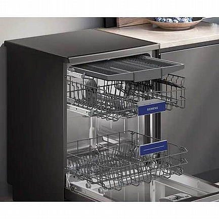 מדיח כלים רחב Siemens סימנס דגם SN23EC03ME נירו' מושחרת | החשמל לצרכן
