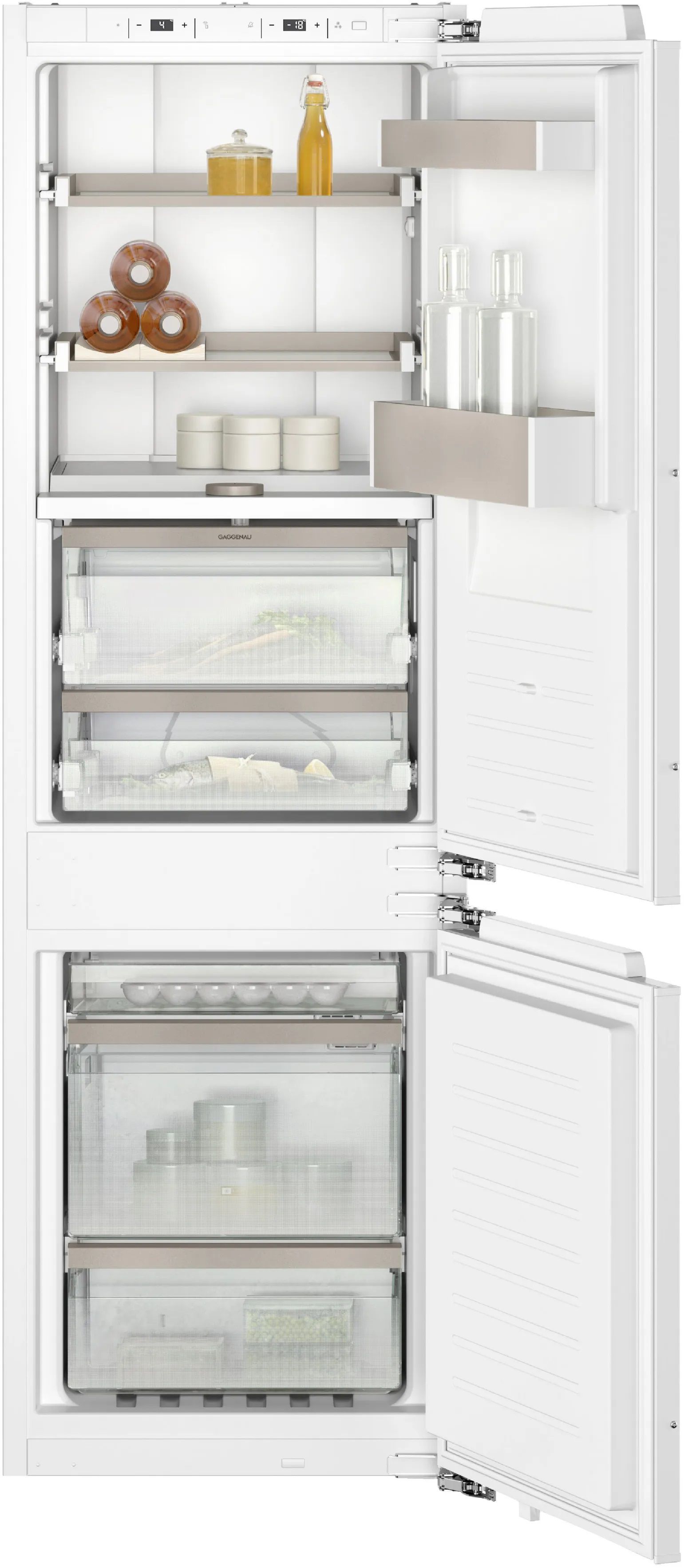 מקרר מקפיא תחתון אינטגרלי מלא גגנאו GAGGENAU דגם RB289300 | החשמל לצרכן